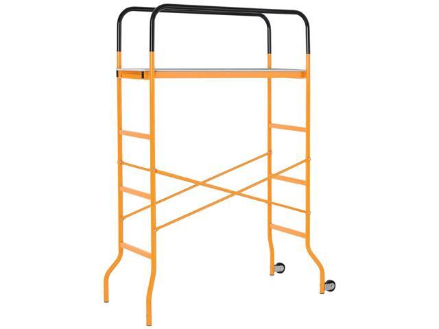 Click here for HOMCOM 4-Step Steel 4.6 x 2 x 6 ft. Scaffold 2 Whe... prices