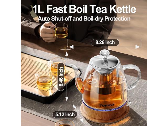 Click here for Topwit Electric Kettle Glass  For Hot Water  Tea a... prices