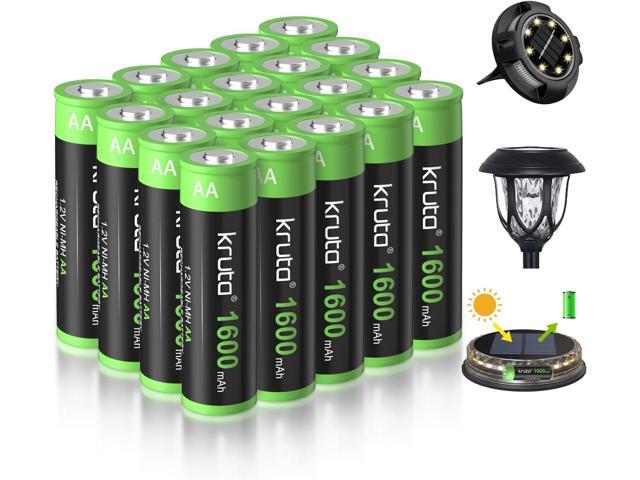 Click here for Kruta 20-Pack Rechargeable AA Batteries Pre-Charge... prices