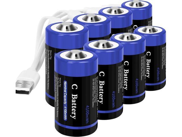 Click here for Rechargeable Lithium C Cell Batteries with 4 in 1... prices