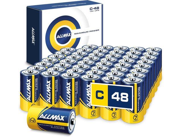 Click here for Allmax C Maximum Power Alkaline Batteries (48 Coun... prices