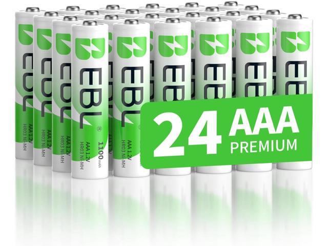 Click here for EBL AAA Rechargeable Batteries 24 Counts  Ni-MH Re... prices