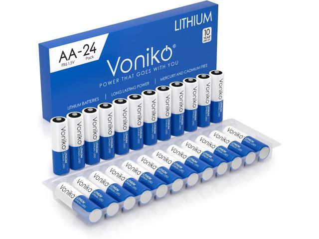 Click here for Voniko AA Batteries  24 Pack 1.5V Lithium AA Batte... prices