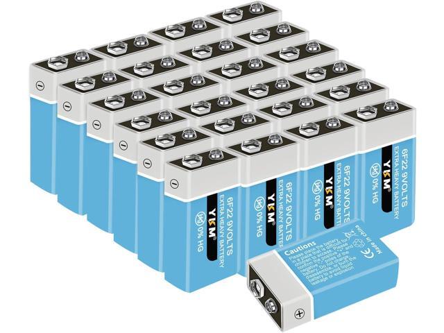 Click here for YKM 24 Pack 9V Batteries 9 Volt Battery for Smoke... prices