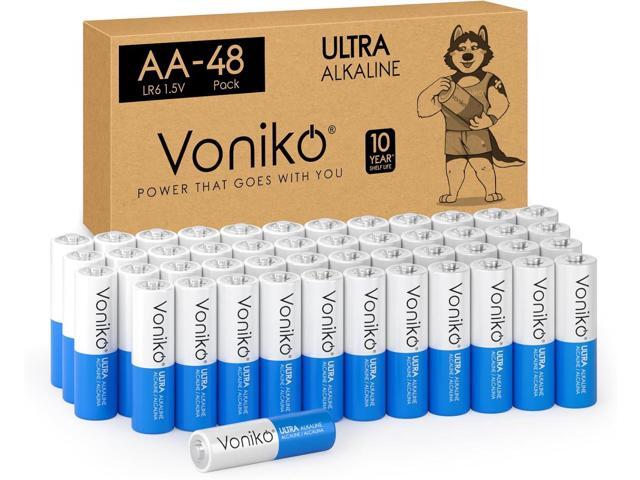 Click here for Voniko - Premium Grade AA Batteries - (48 Pack) -... prices
