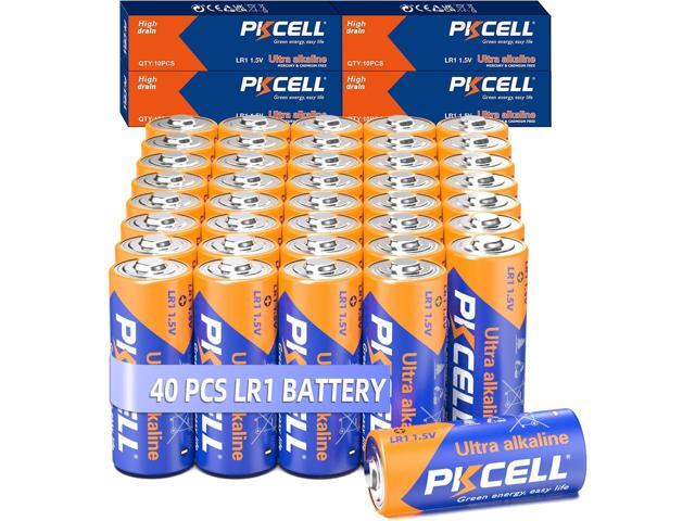 Click here for PKCELL N Size 1.5V Alkaline Batteries  40 Pack Ult... prices