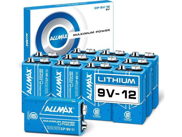 Click here for Allmax 9V Maximum Power Lithium Batteries (12 Coun... prices