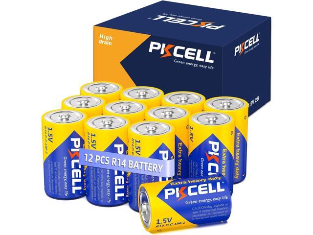 Click here for PKCELL 12 Pack C Batteries  R14P 1.5V C Size Non-R... prices