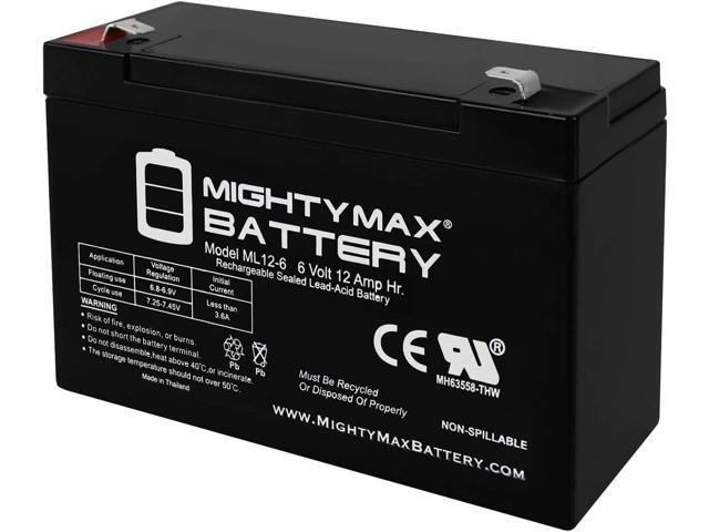 Click here for Mighty Max Battery ML12-6F2-6 Volt 12 AH  F2 Termi... prices