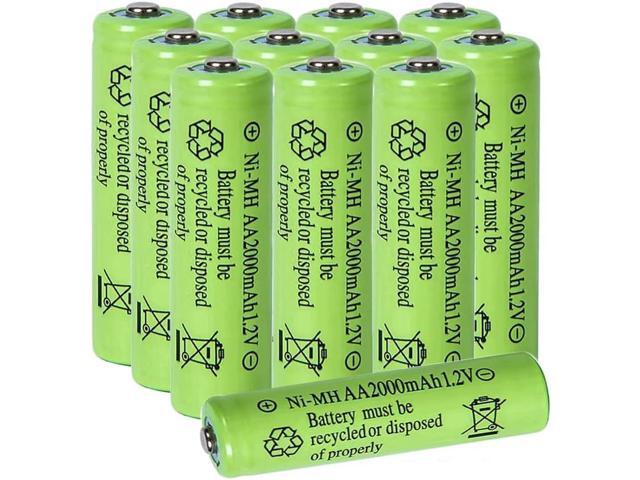 Click here for 12 Count AA 2000mAh Batteries Rechargeable High Ca... prices