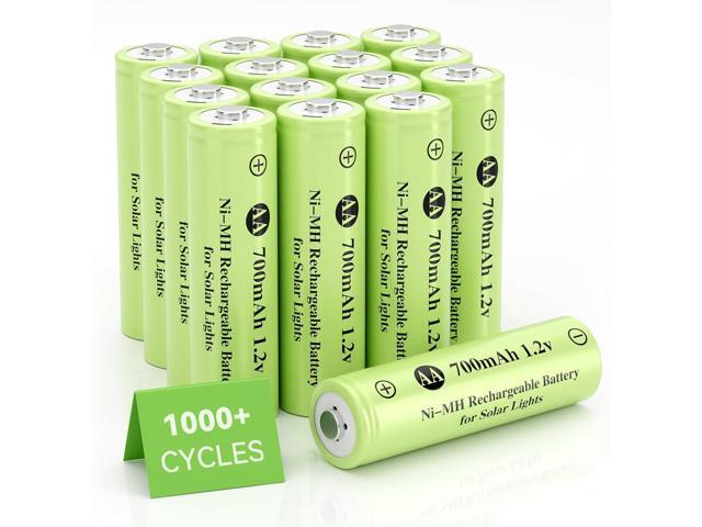 Click here for 16 Pack Rechargeable AA Solar Batteries Ni-Mh 1.2v... prices