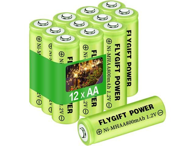 Click here for FlyGift AA Rechargeable Batteries 800mAh Ni-MH Dou... prices