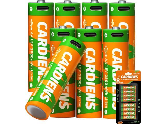 Click here for Rechargeable AA Batteries USB 2800mWh Rechargeable... prices