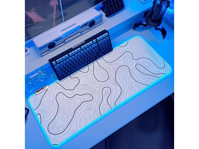 Click here for JMIYAV Gaming Mouse Pad RGB Mousepad Non-Slip Rubb... prices