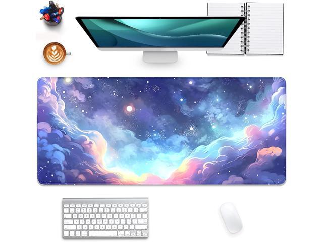 Click here for Stars Sky Dark Blue Cosmos Mouse Pad Desk Mat Larg... prices