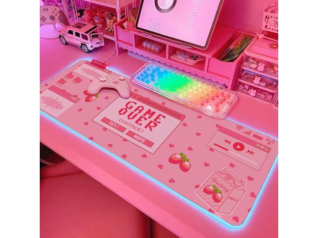Click here for JMIYAV Pink RGB Gaming Mouse Pad 31.5x12 Inch PC X... prices