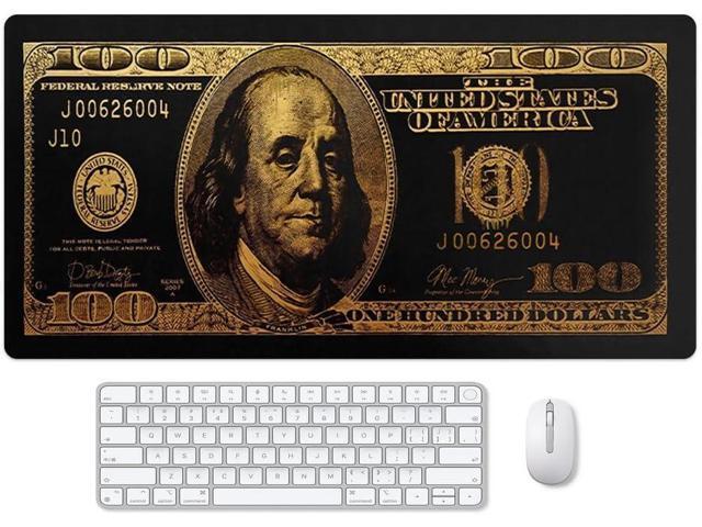 Click here for Black Money Rectangle Mouse Pad Non Slip Rubber Ba... prices