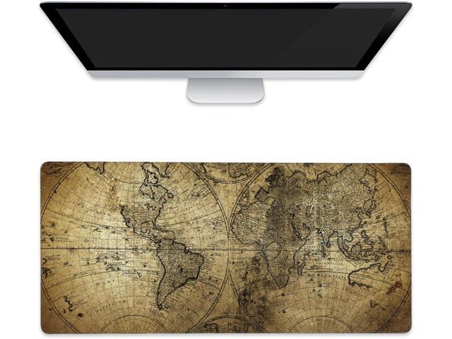 Click here for Large Mouse Pad Retro Map Extended Gaming Mouse Pa... prices