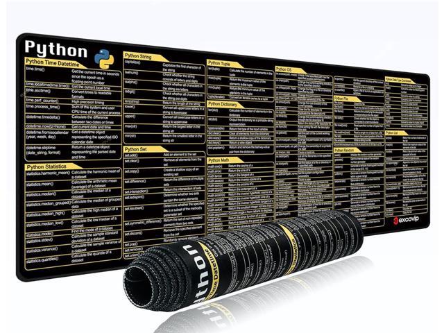 Click here for Python Commands Shortcuts Mouse Pad -80x30x0.2 cm... prices