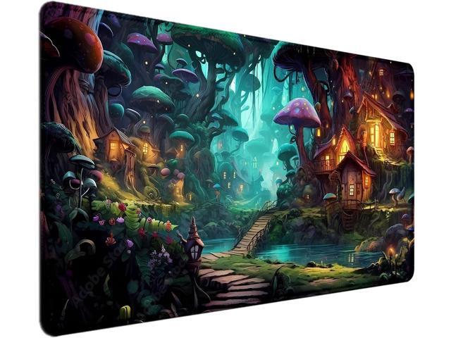 Click here for Mushroom Anime Desk Mat(35.4x15.7 in)  Fairy Fores... prices