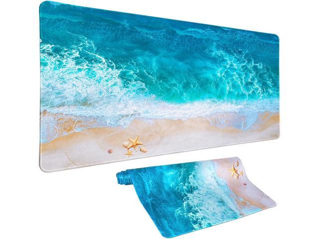 Click here for Blue Ocean Mouse Pad Desk Mat Starfish Beach Big G... prices