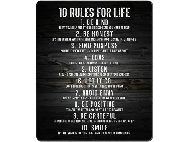 Click here for SSOIU Gaming Mouse Pad Custom 10 Rules for Life Mo... prices