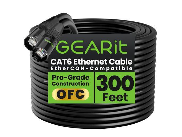 Click here for GEARit Shielded CAT6 Ethercon Cable (300 Feet) Pro... prices