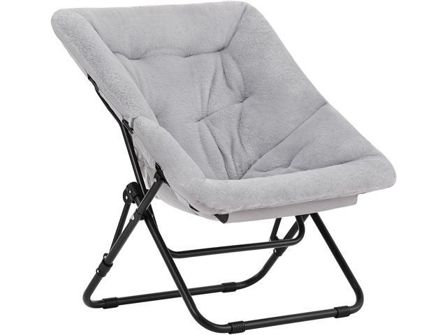 Click here for Tiita Comfy Saucer Chair  Soft Faux Fur Oversized... prices