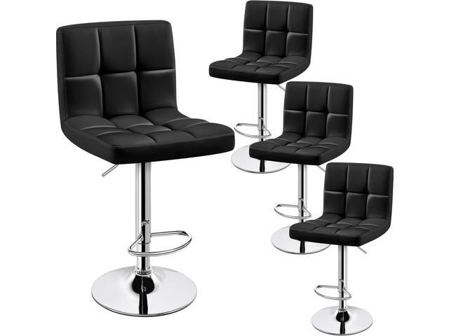Click here for Yaheetech Bar Stools Set of 4  PU Leather Swivel B... prices