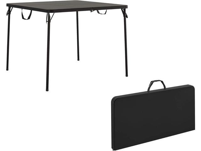 Click here for Cosco XL 38.5 Resin Fold-in-Half Card Table  Black... prices