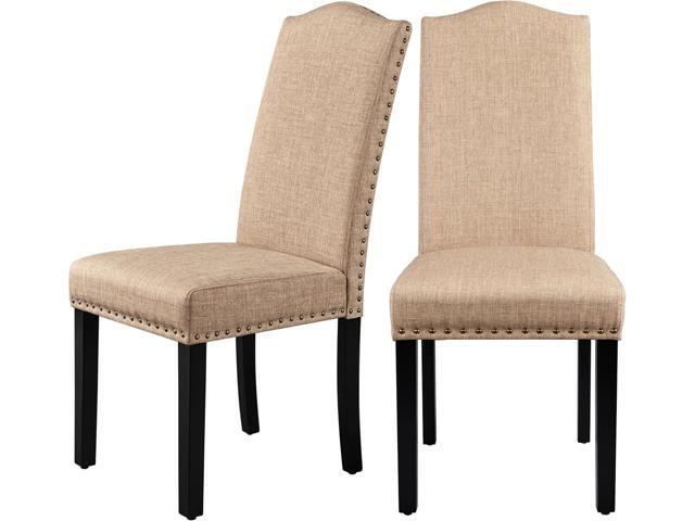 Click here for Yaheetech Dining Chairs Upholstered Parsons Chairs... prices