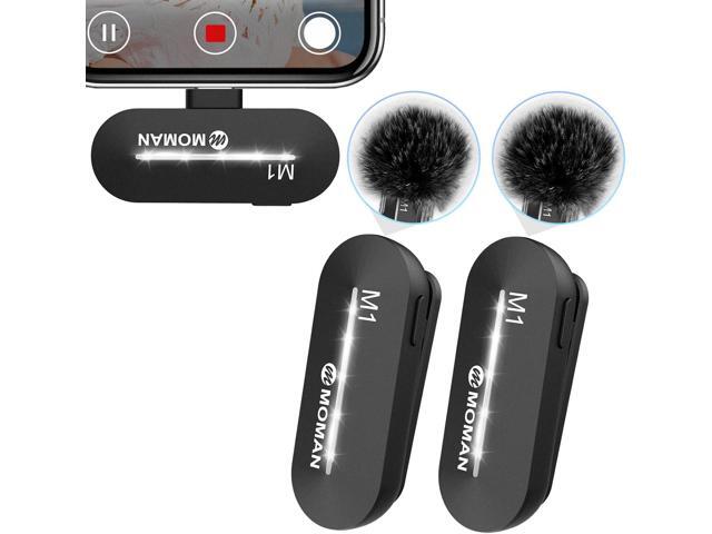 Click here for Moman Wireless Lavalier Microphone  2 Pack USB-C C... prices