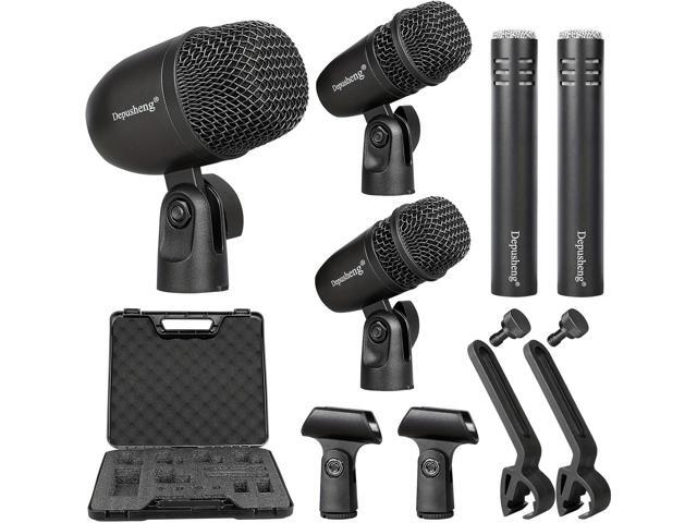 Click here for Depusheng 5-Piece Wired Dynamic Drum Mic Kit (Whol... prices