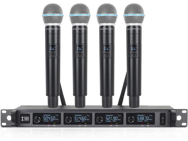 Click here for XTUGA A140 4 Wireless Microphone System  Handheld... prices