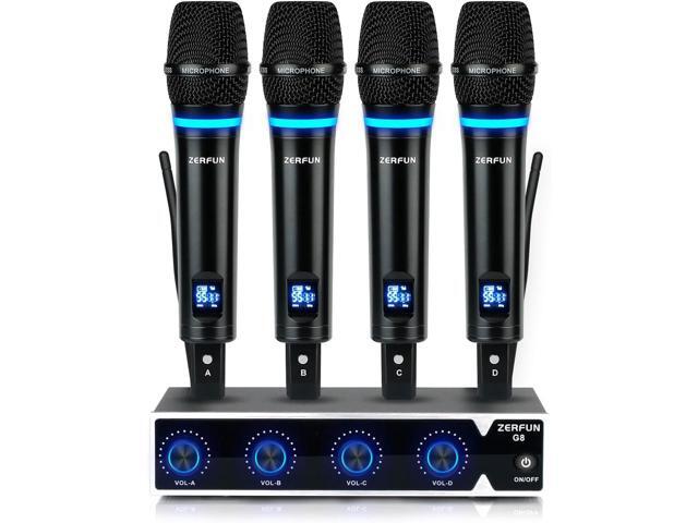 Click here for Pro Rechargeable Wireless Microphone System 4 Chan... prices
