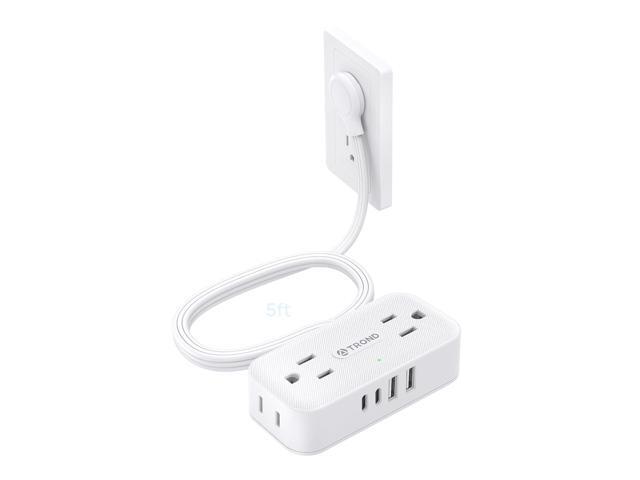 Click here for TROND Flat Plug Power Strip 5FT  Small Flat Extens... prices