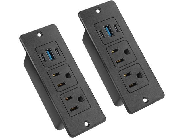 Click here for 2 Pack Recessed Power Strips USB  20W Fast Chargin... prices