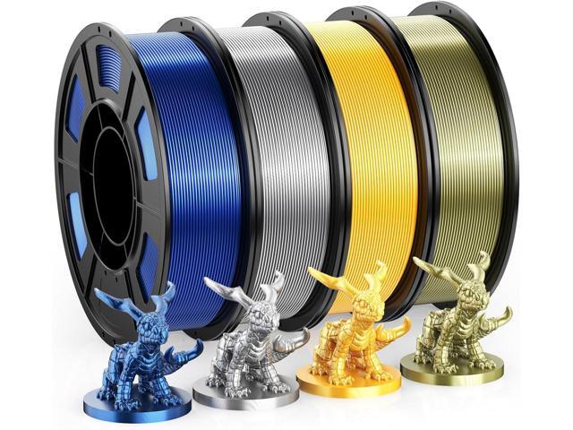Click here for Silk PLA 3D Printer Filament Pack 200g X 4 Spools... prices