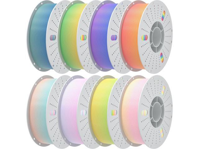 Click here for PINBALL Silk Rainbow PLA 3D Printer Filament 1.75m... prices
