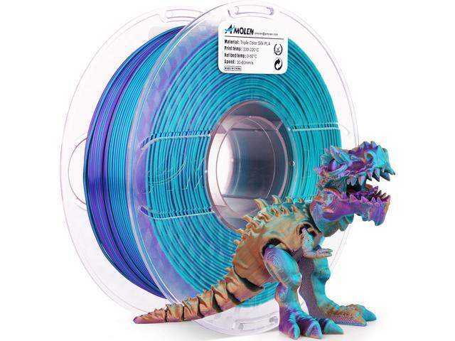 Click here for AMOLEN Silk PLA 3D Printer Filament  Tri Color Pur... prices