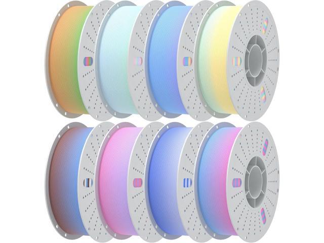 Click here for PINBALL Matte Rainbow PLA 3D Printer Filament 1.75... prices