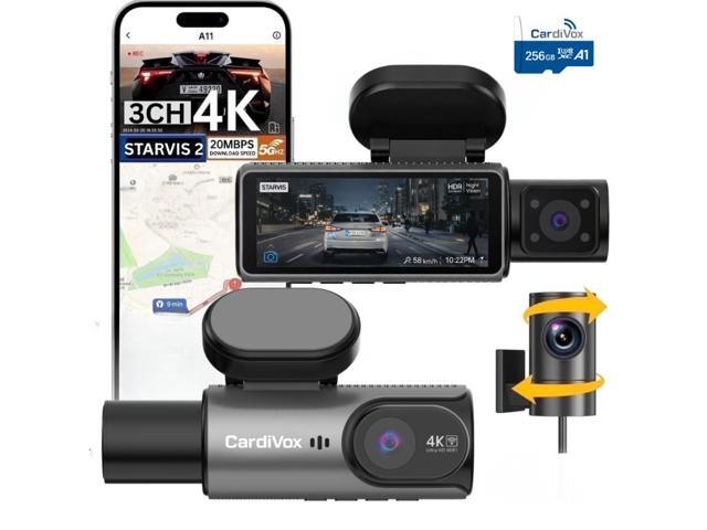 Click here for CardiVox A21 3 Channel Dash Cam 4K+2.5K+2.5K Sony... prices
