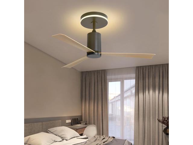 Click here for Sofucor 52 Flush Mount Ceiling Fan with Light and... prices