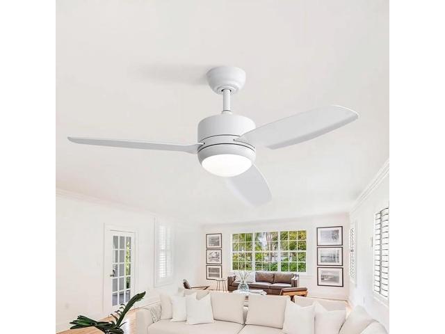 Click here for Sofucor 46 Low Profile Ceiling Fan with Light & Re... prices