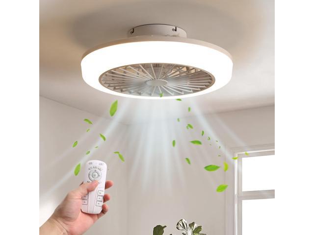 Click here for Sofucor 18 Inch Bladeless Flush Mount Ceiling Fan... prices