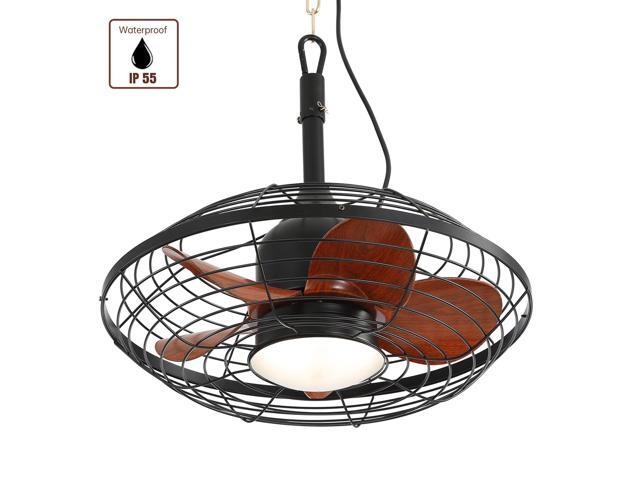 Click here for Sofucor Outdoor Caged Ceiling Fans with Light for... prices