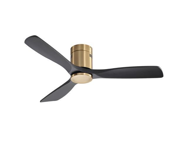 Click here for Sofucor 52 Inch Gold Flush Mount Ceiling Fan with... prices