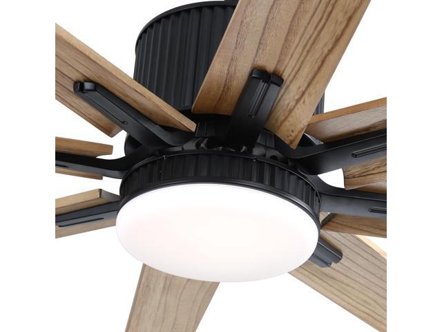 Click here for Sofucor 76 Inch Solid Wood Large Industrial Ceilin... prices