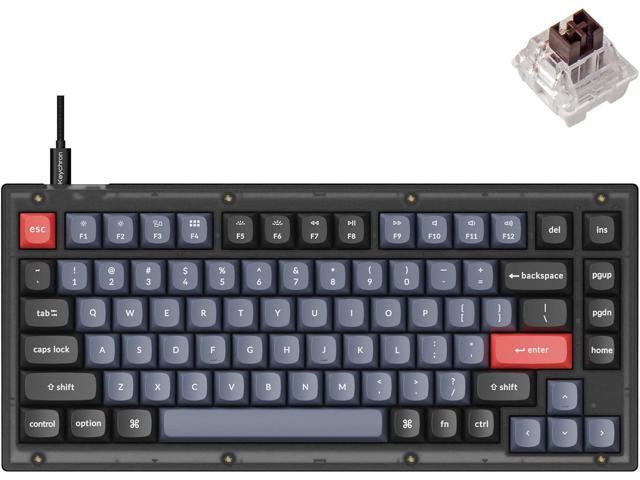 Click here for Keychron V1 Wired Custom Mechanical Keyboard  75 L... prices