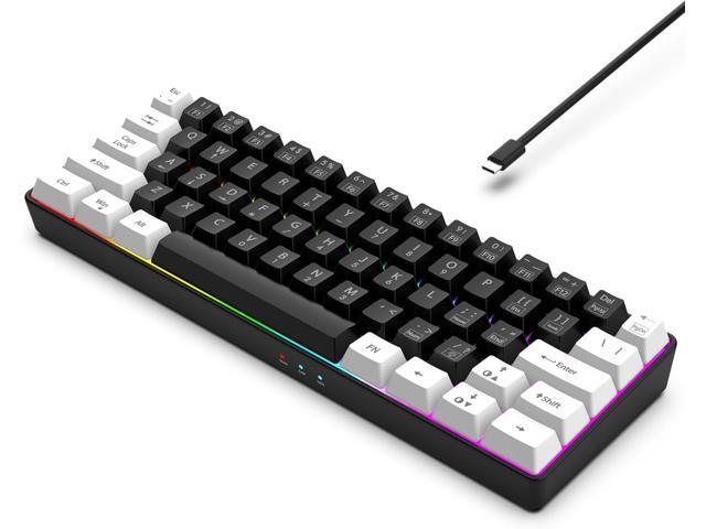 Click here for 60 Wired Gaming Keyboard  RGB Backlit Ultra Compac... prices